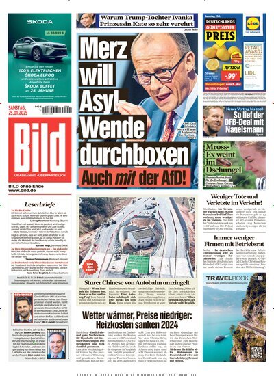 BILD als Abo und epaper - Zeitung bei United Kiosk