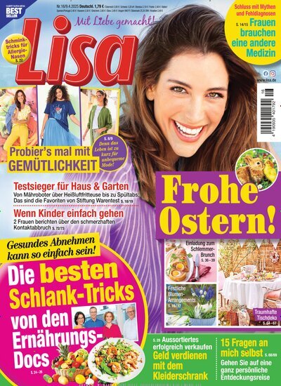 Lisa als Abo - Zeitschrift bei United Kiosk
