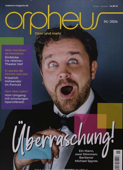 orpheus als Abo - Zeitschrift bei United Kiosk