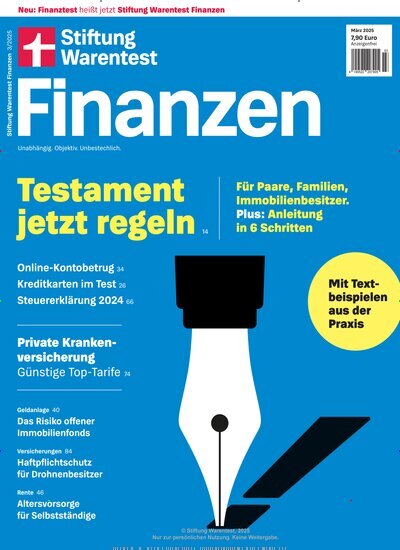Stiftung Warentest Finanzen als Abo und epaper