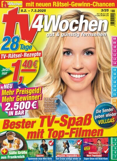 TV 4 Wochen als epaper - Zeitschrift bei United Kiosk