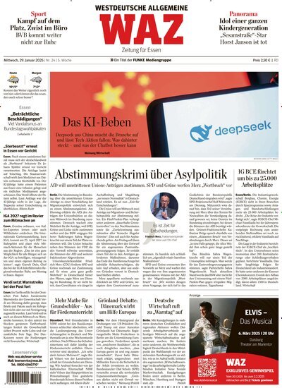 WAZ Westdeutsche Allgemeine Zeitung als epaper