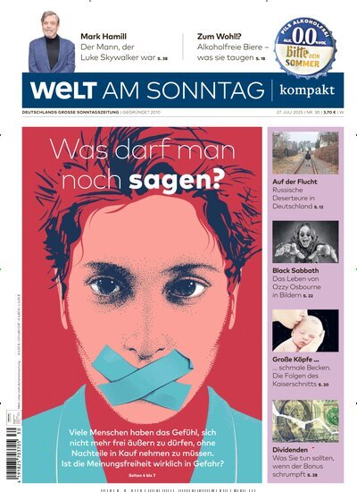 Welt am Sonntag kompakt als epaper bei United Kiosk