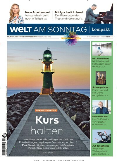 Welt am Sonntag kompakt als epaper bei United Kiosk